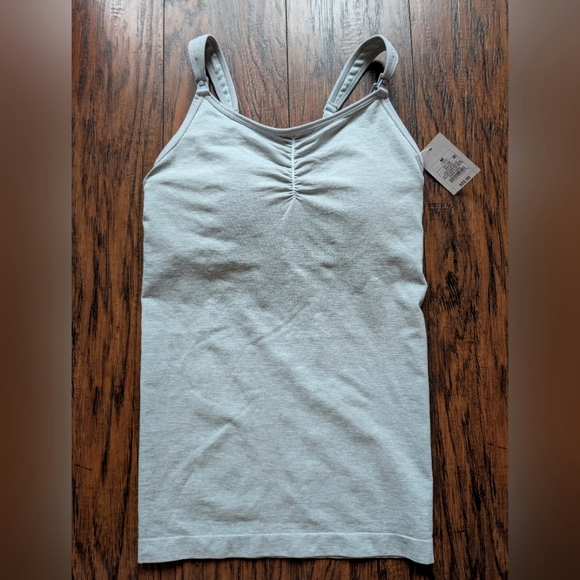 Auden | Tops | Auden Nursing Light Gray Ruched Tank Top | Poshmark